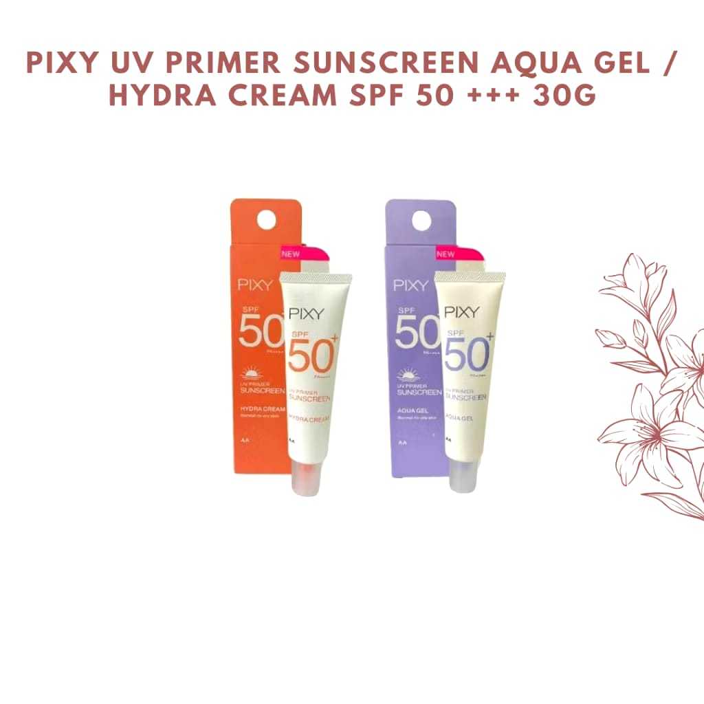 Jual PIXY UV PRIMER SUNSCREEN AQUA GEL HYDRA CREAM SPF 50 PA++++ 30gr sunscren pixy original ...