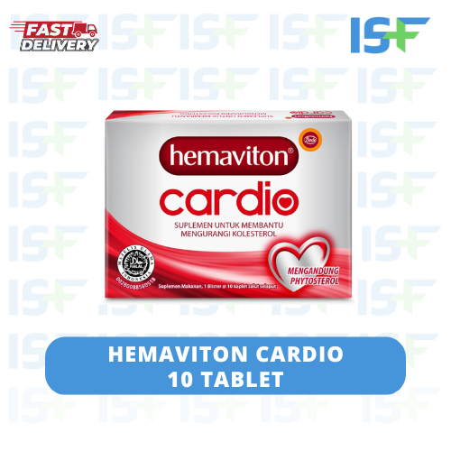 Jual ⭐ISF⭐HEMAVITON CARDIO 10'S TABLET (STRIP) | Shopee Indonesia