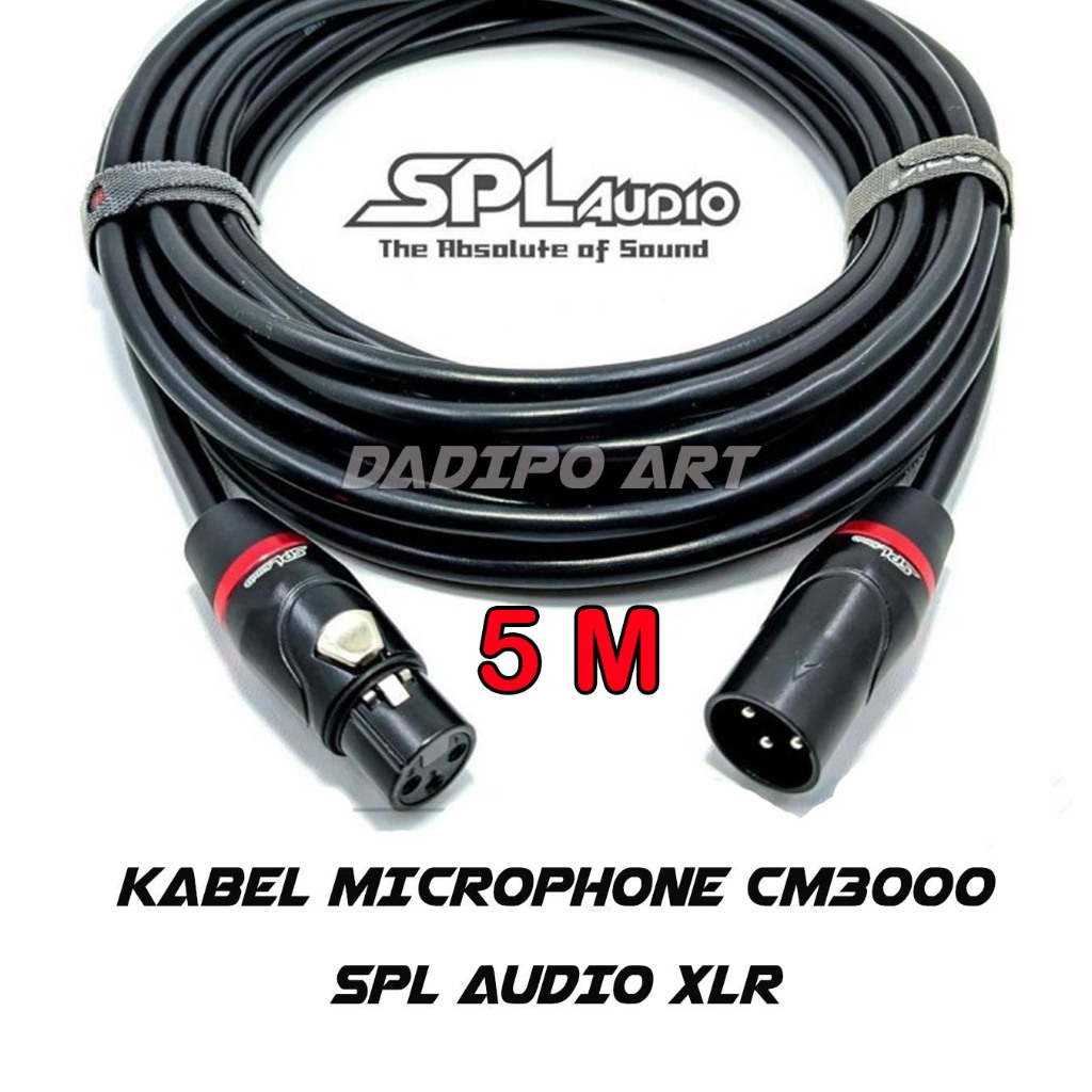 Jual Kabel Mic Microphone SPL Audio CM3000 Xlr Male to Female (5meter ...
