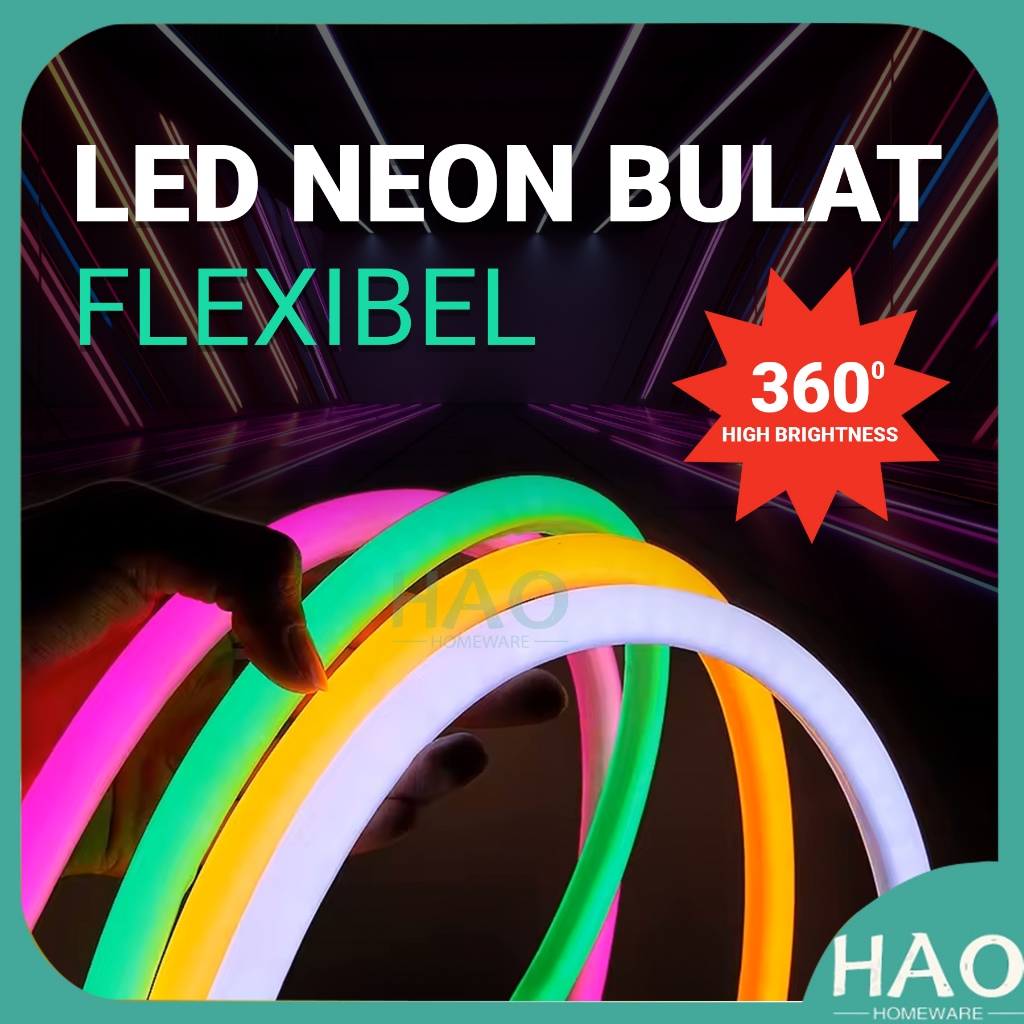 Jual (Per-Meter) Lampu Selang LED Neon Flex HLS-5268 Premium / 220 V ...