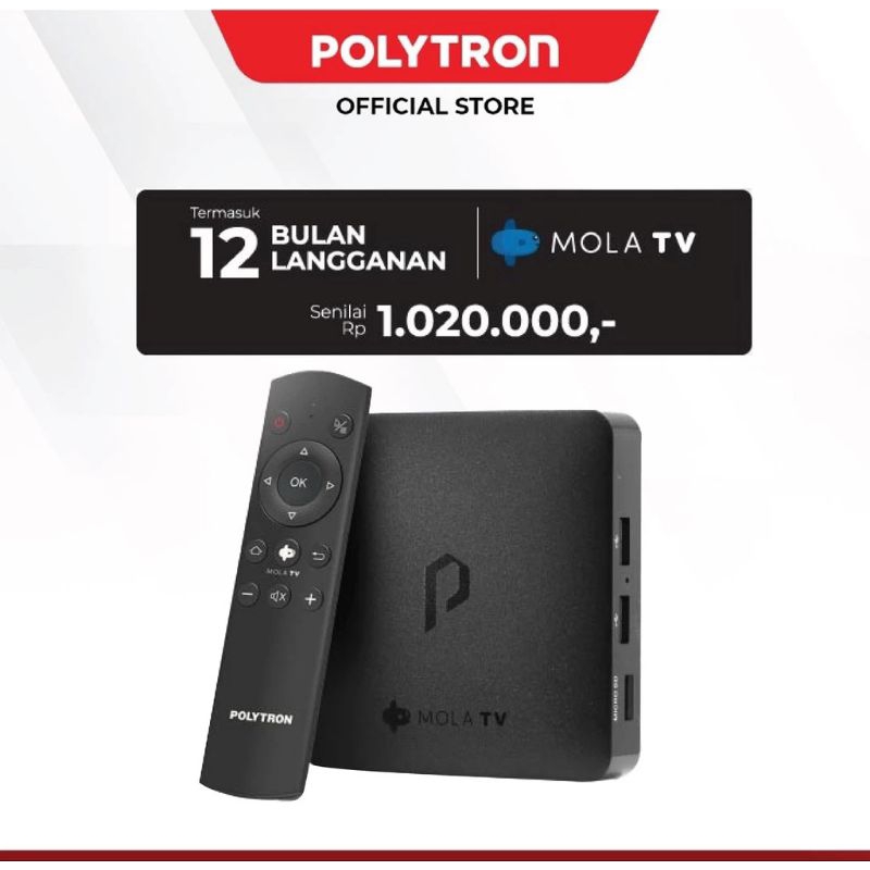 Jual Polytron MOLA TV Streaming Android TV Box Polytron PDB M11 Smart ...