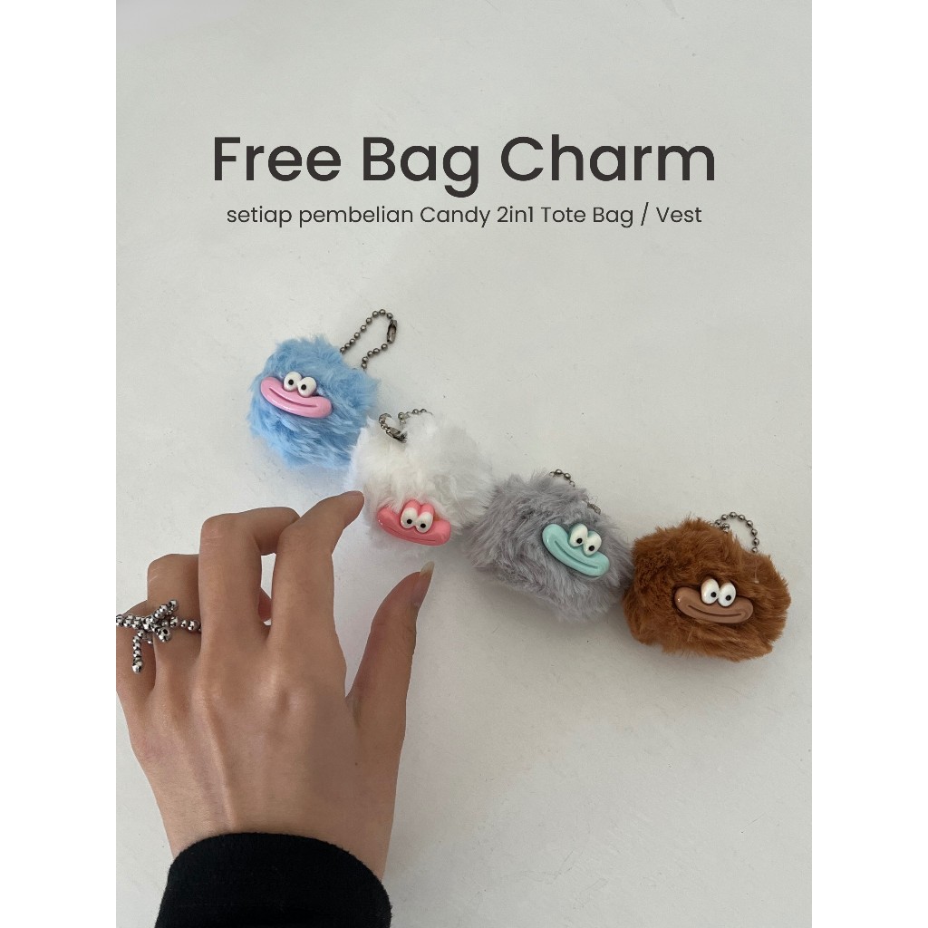 Jual Candy Monster Bag Charm | Gantungan Kunci | Shopee Indonesia