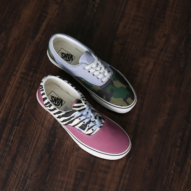 Jual Vans Era Mismatch Zebra Camo | Shopee Indonesia