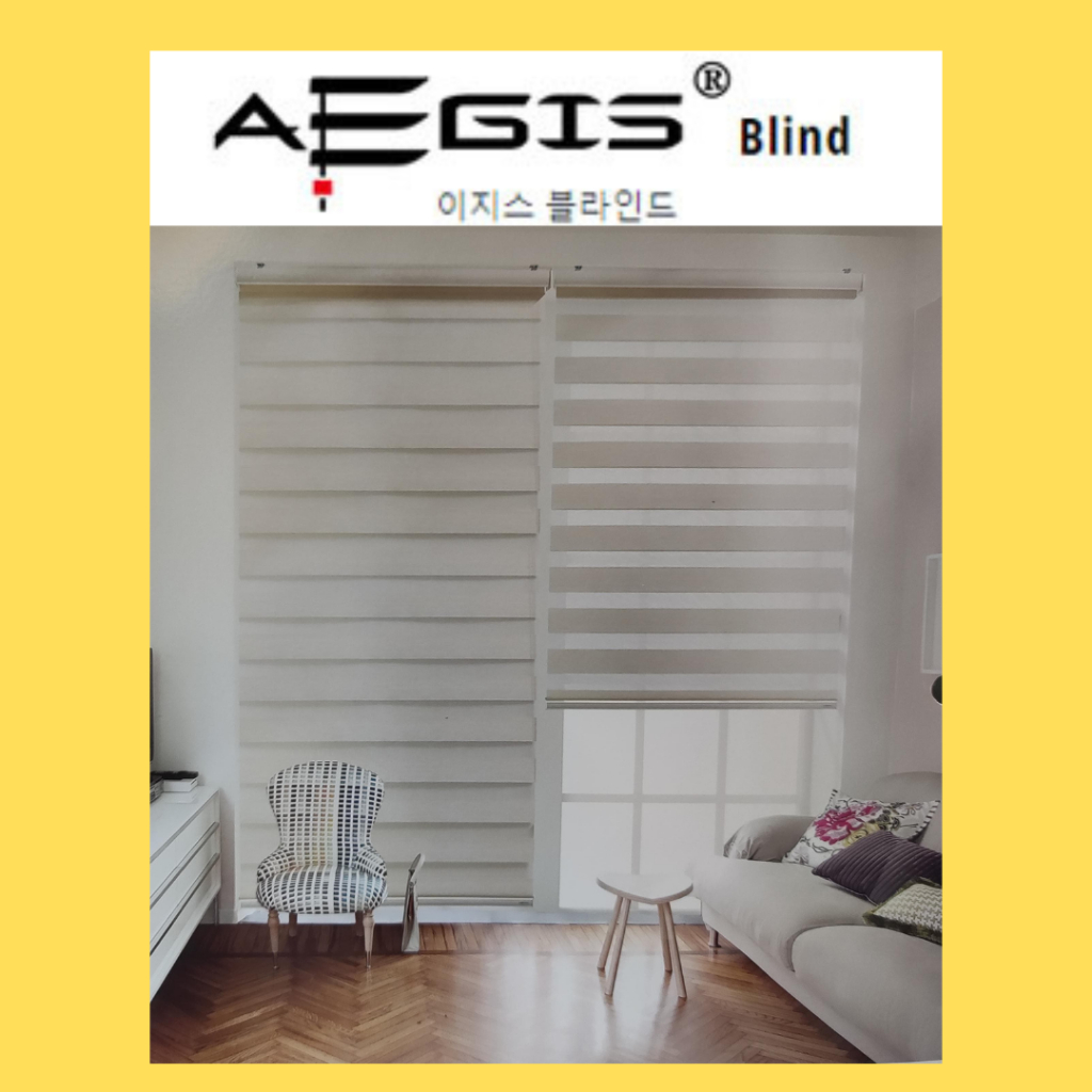 Jual Roller Blind ZEBRA - Zebra Blinds - Tirai Korea Semi Blackout ...