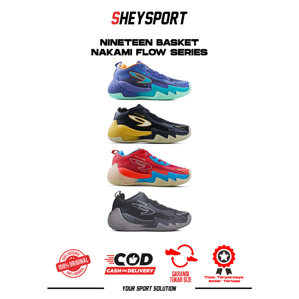 Jual SEPATU BASKET NINETEEN NAKAMI FLOW | Shopee Indonesia