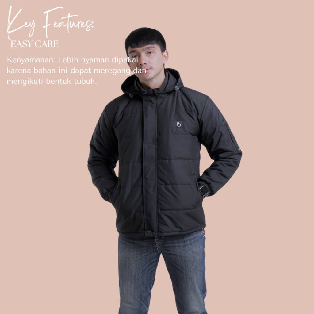 Jual Ephipany Mens I Jaket Parasut Pria Material Despo Waterproof ...