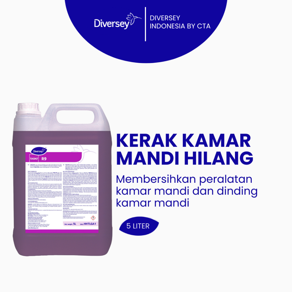 Jual Diversey Taski R9 ( 5 Liter ) - Pembersih Dinding Kamar mandi ...