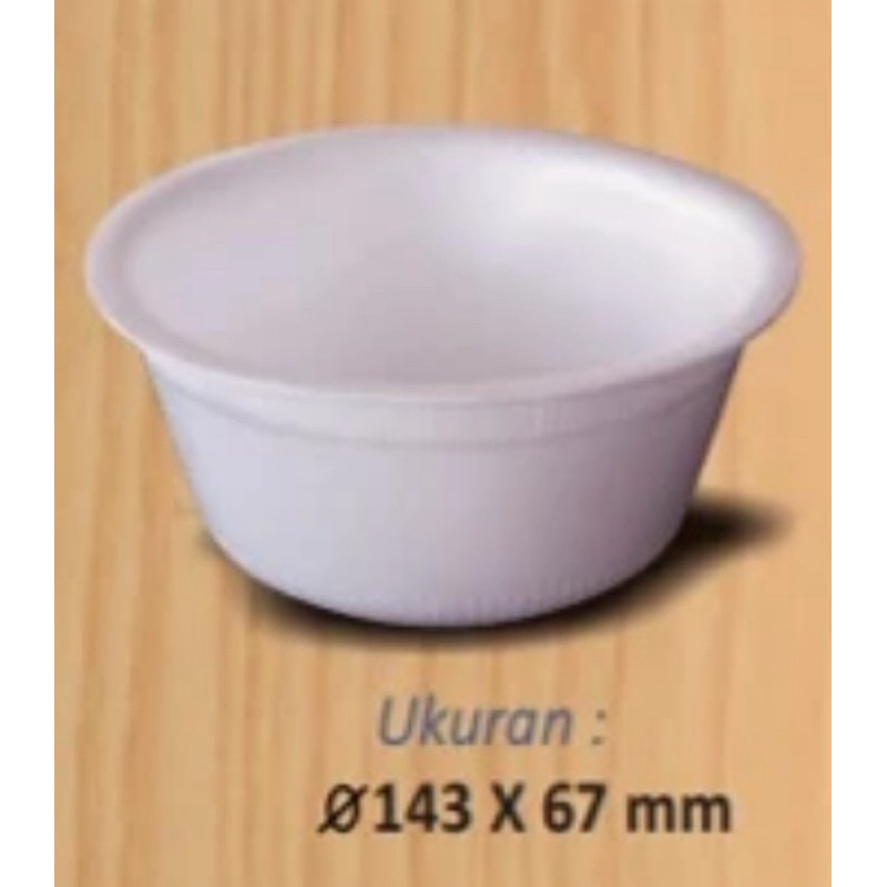 Jual HCS-STYROFOAM MANGKOK TANGGUNG M-4 / STYROFOAM SEBLAK BASO - 10PCS ...