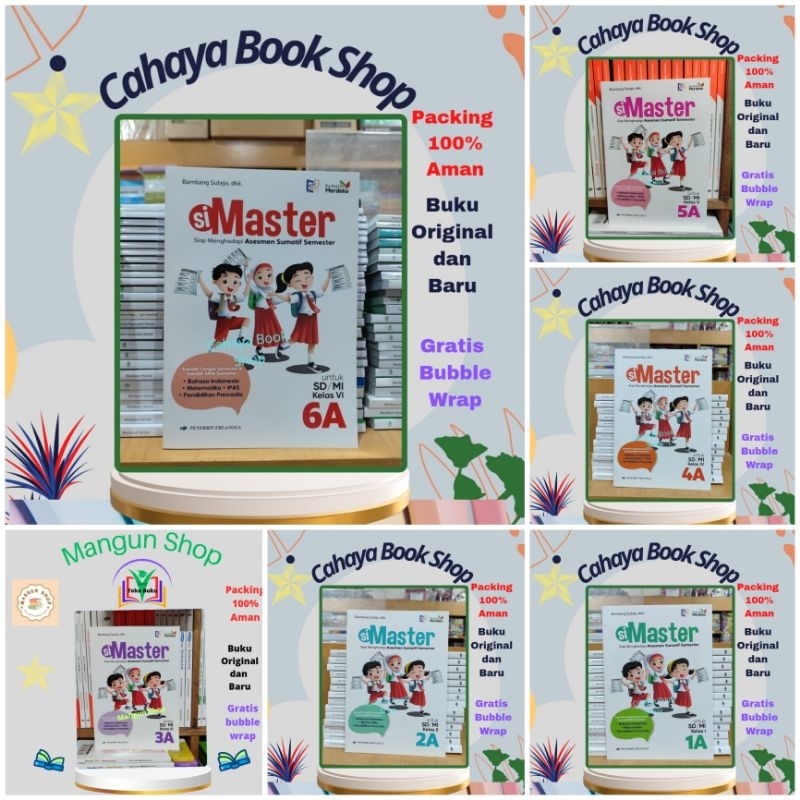 Jual Buku SiMaster 1A,2A,3A,4A,5A,6A Kelas 1,2,3,4,5,6 SD/Mi Kurikulum ...