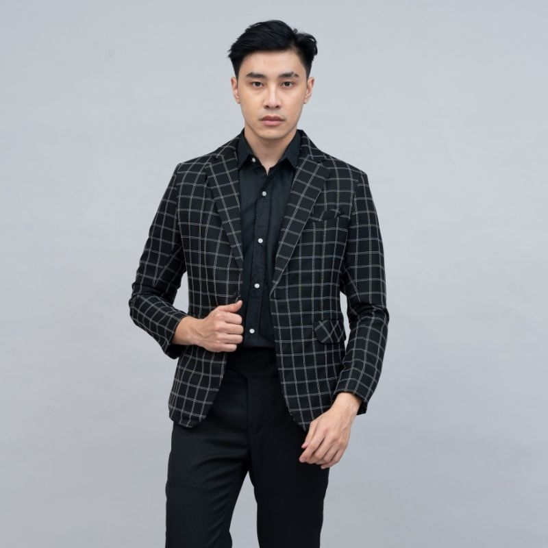 Jual Jas Blazer Tartan Kotak-kotak / Jaz Kotak-kotak Pria / Jas Tartan ...