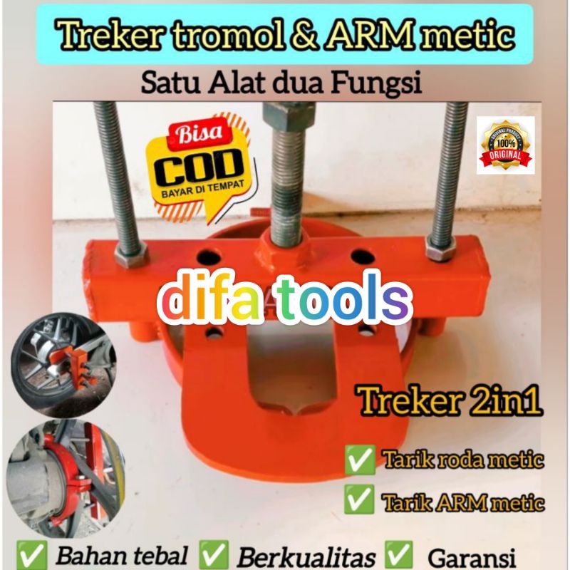 Jual PAKET MURAH treker 2in1 treker tarik tromol roda matic treker arm ...