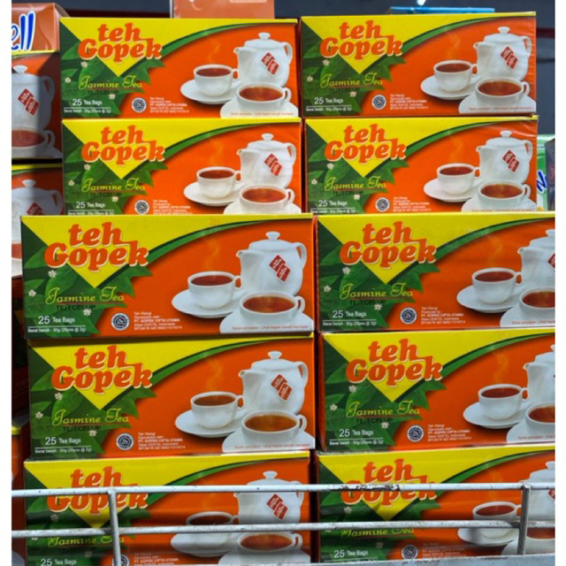 Jual Teh GOPEK Celup Jasmine tea 25's | Shopee Indonesia