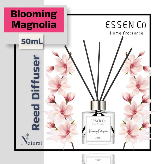 Jual NEW PROMO Reed Diffuser Essen Co Magnolia Pengharum Ruangan Aromatherapy xTanpa Box 5ml ...