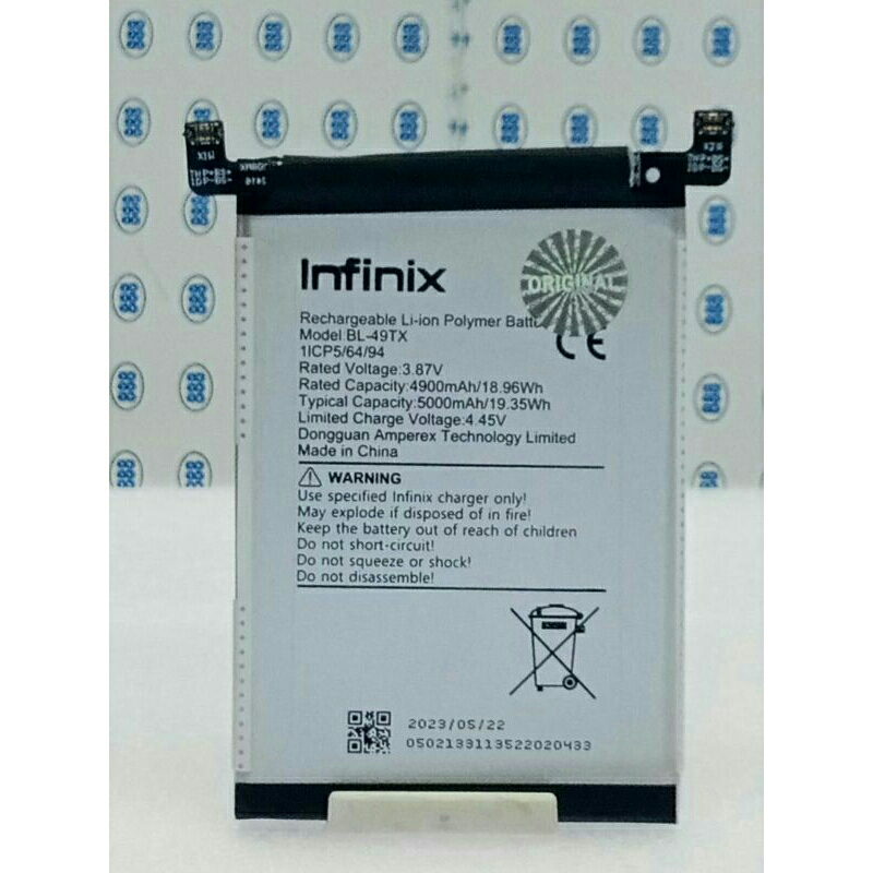 Jual Baterai infinix 49tx note 30 x6833 x6833B Note 30 5G X6711 bl 49 ...