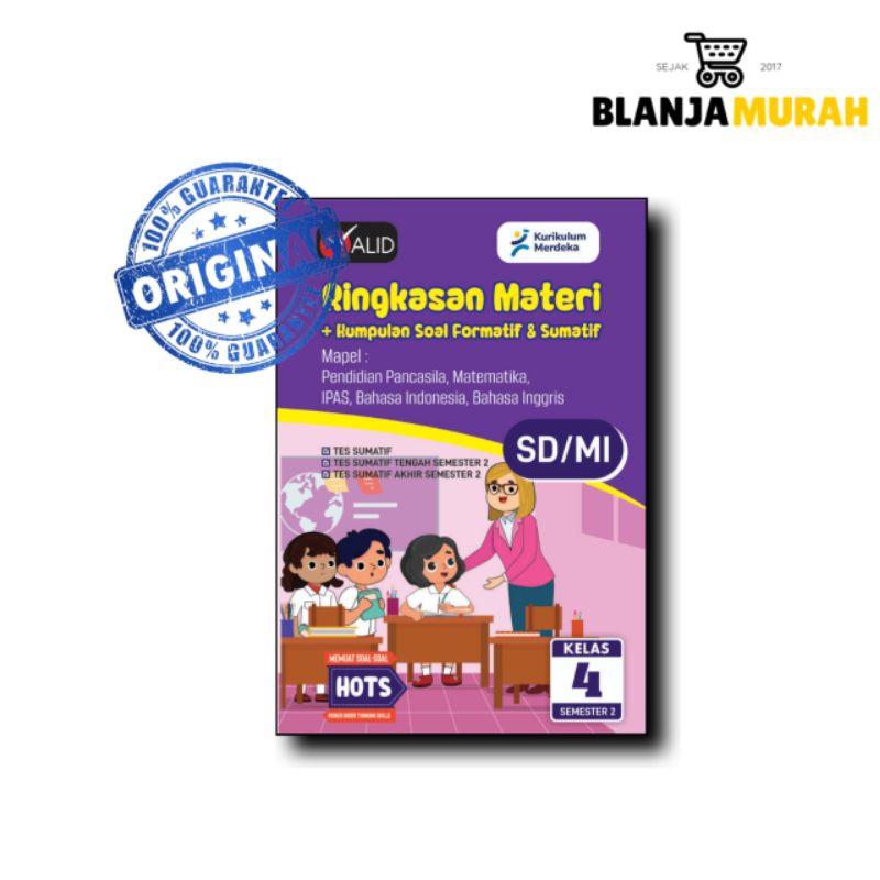 Jual RINGKASAN MATERI + KUMPULAN SOAL FORMATIF & SUMATIF SD/MI KELAS 4 ...