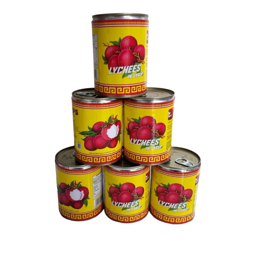 Jual Buah Leci Lychee Lecy Kaleng IKPS Brand 567Gram (Satuan) | Shopee ...
