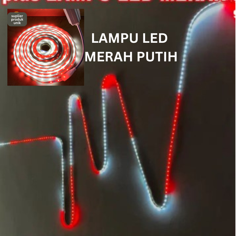 Jual Lampu LED Selang RGB Merah Putih dan Warna Warni untuk Hias ...