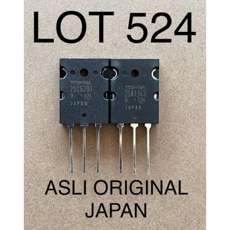 Jual Transistor final Toshiba 2sc5200/2sa1943 original/asli japan | Shopee Indonesia