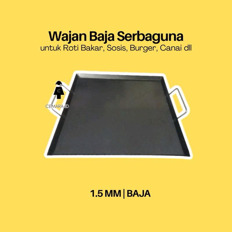 Jual [HARGA TERMURAH] WAJAN ROTI BAKAR / PEMBAKARAN ROTI / LOYANG ROTI ...