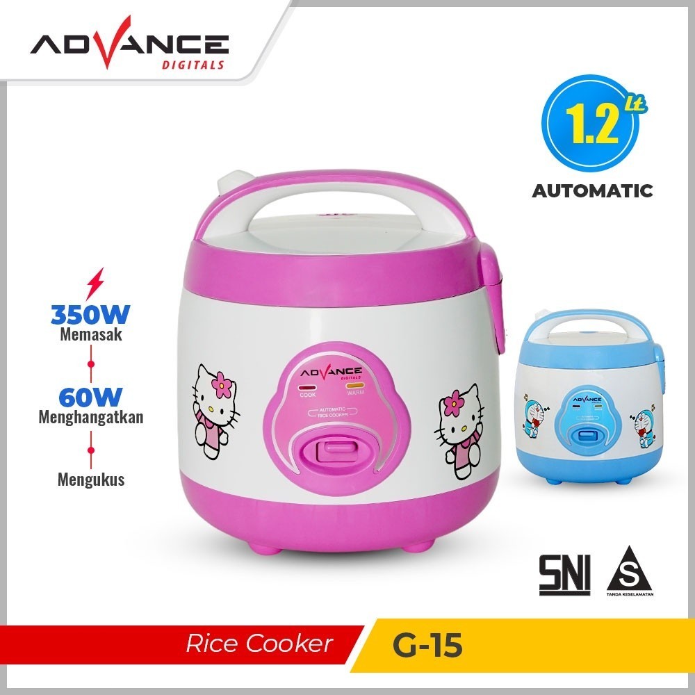 Jual Advance Rice cooker 1.2 L Magic Com 350W G15 Garansi 1 Tahun ...