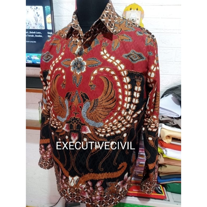 Jual BATIK KEMENKUMHAM TERBARU, pakai FURING DORMEUIL (ENGLAND), Bahu ...