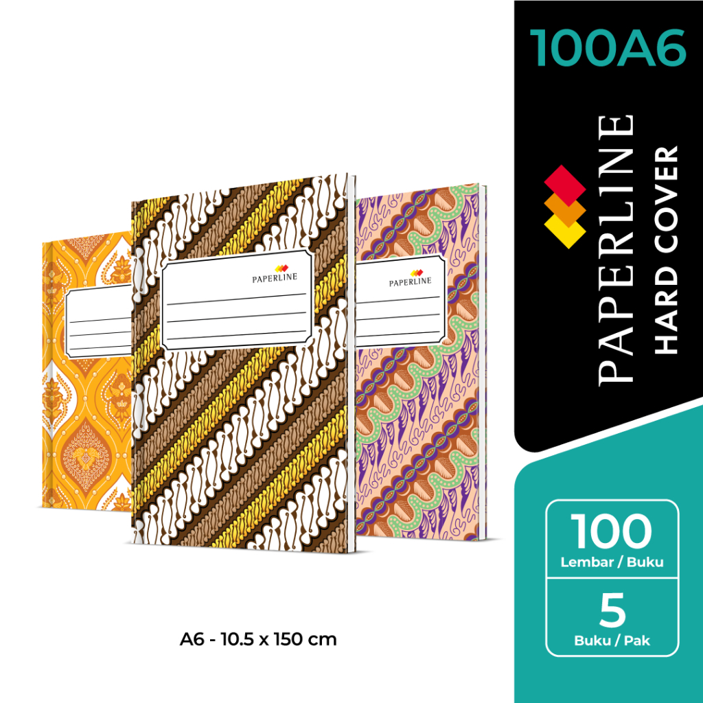 Jual Hard Cover 100 Lembar A6 P Paperline Satuan | Shopee Indonesia