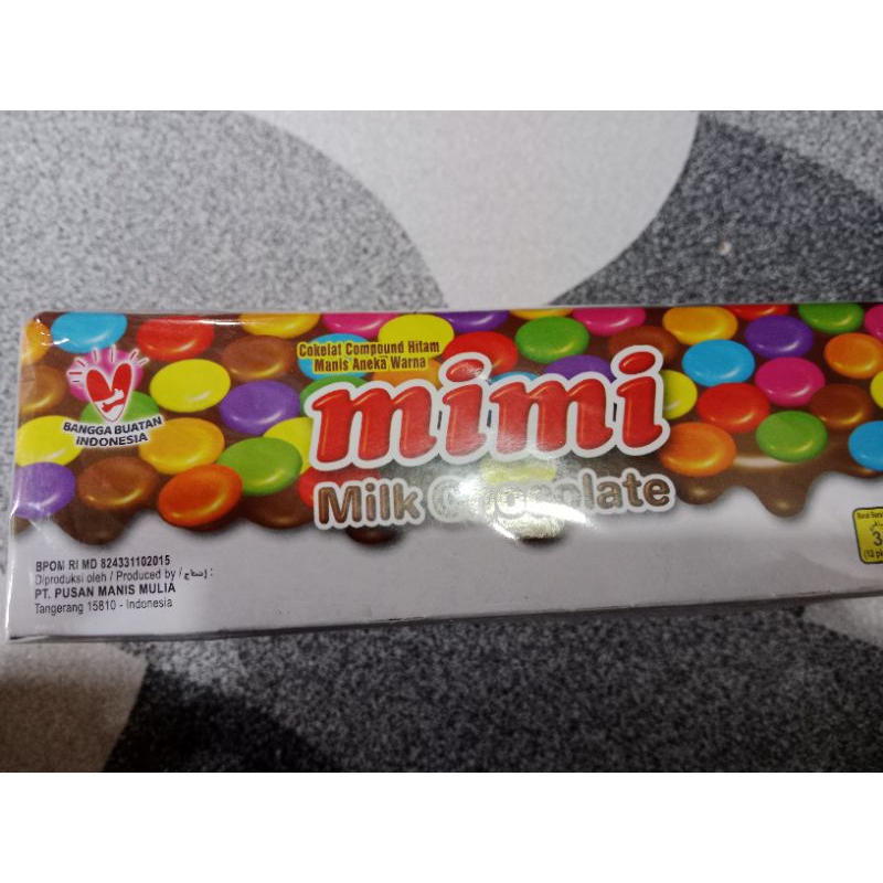 Jual mimi milk chocolate 25g per box | Shopee Indonesia