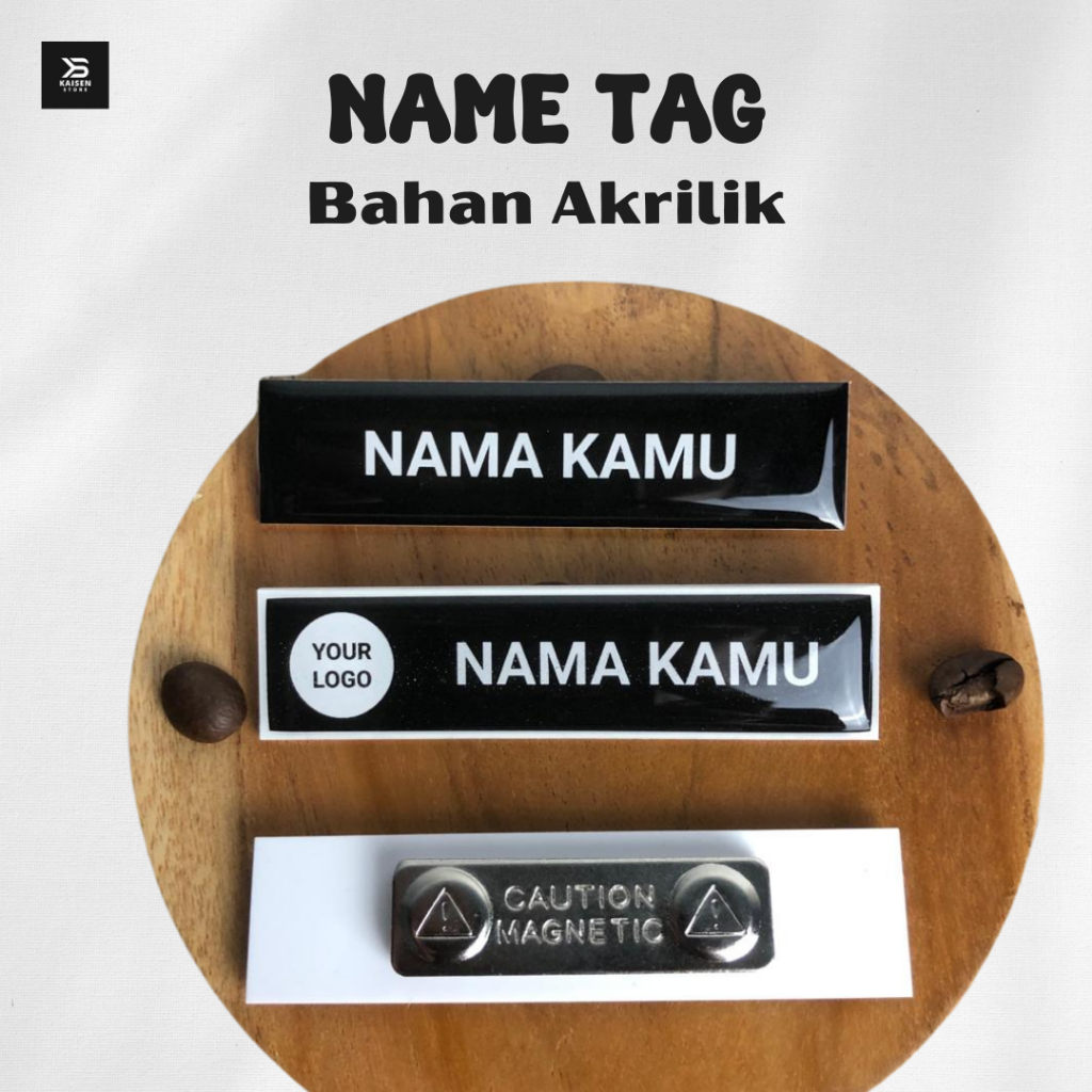 Jual Name tag/papan nama dada bahan akrilik | Shopee Indonesia