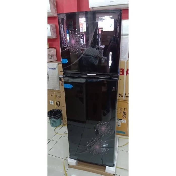 Jual Kulkas 2 Pintu Sharp SJ- 317 MG- DP/DB Dandelion Series 256 Liter ...
