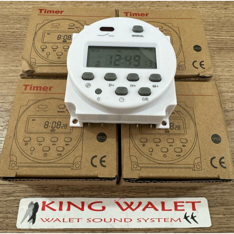 Jual TIMER DIGITAL Switch 12 Volt DC 16A khusus mesin walet | Shopee ...