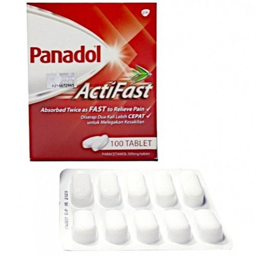 Jual Panadol Active Fast Panadol Merah Malaysia 1blister 10tablet ...