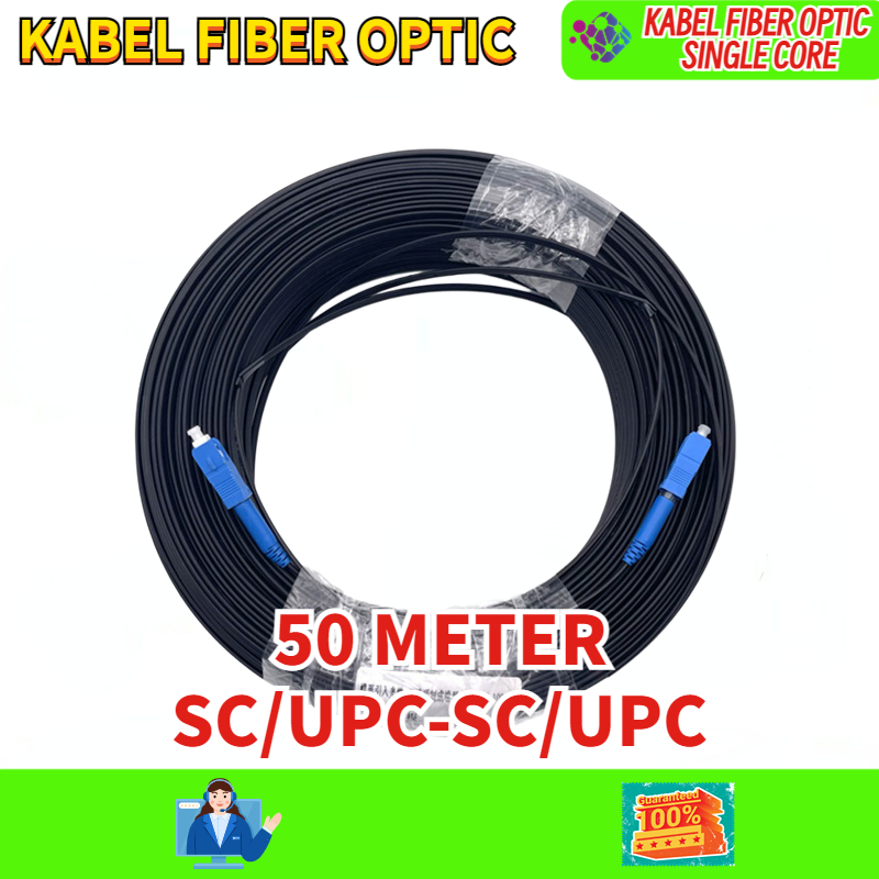 Jual Kabel fiber optik SC UPC precon ATAU 50M dropcore 1Core 3 Seling | Shopee Indonesia
