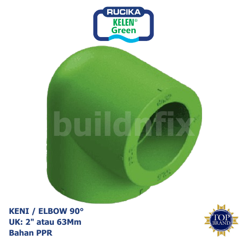 Jual RUCIKA KENI / ELBOW 90° PPR 2" (63MM) | Shopee Indonesia