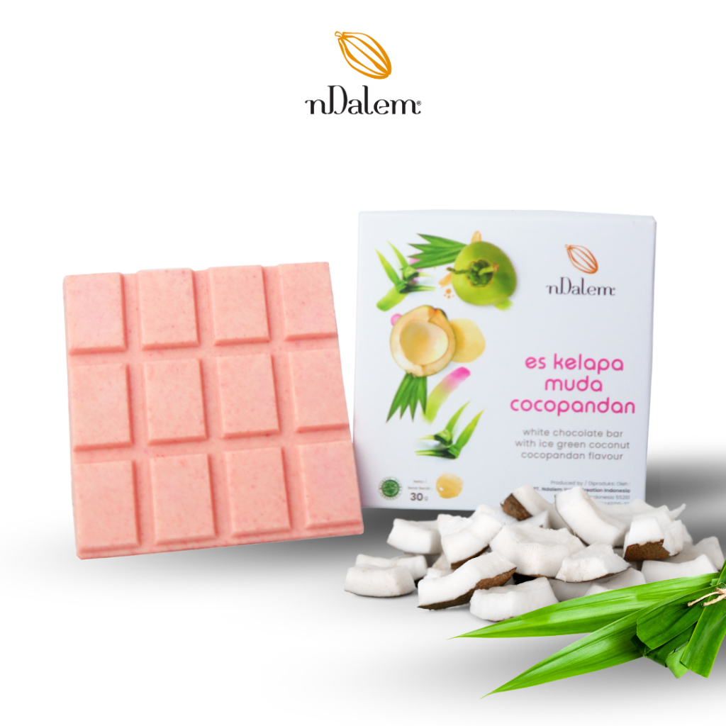 Jual Cokelat nDalem White Chocolate with Ice Young Coconut Flavor ...