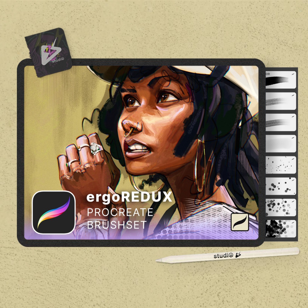 Jual Procreate Brush - EJ Ergo REDUX Brush | Shopee Indonesia