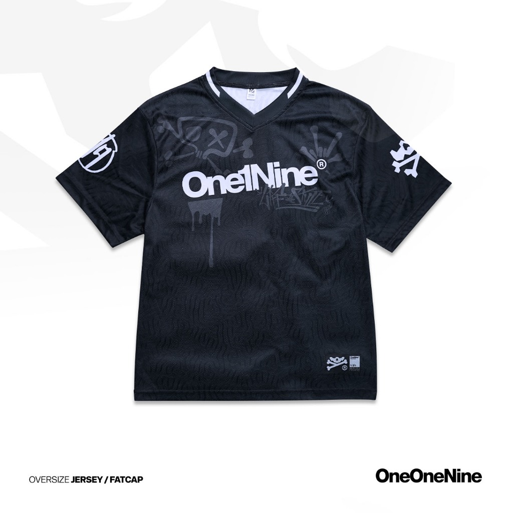 Jual Oneonenine Ksr Jersey FatCap Black Series - Jersey Lengan Pendek ...
