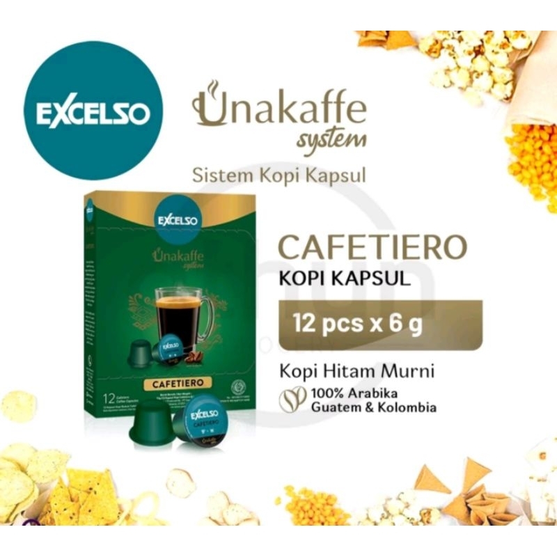 Jual Excelso Unakaffe Kapsul Capsule Kopi Cafetiero Murah | Shopee ...