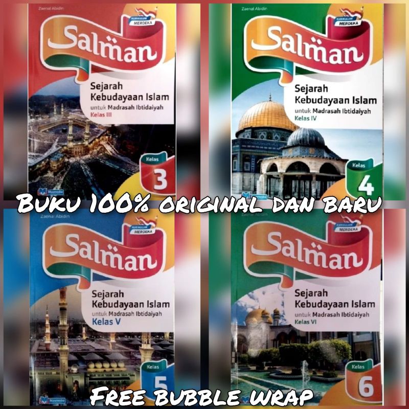 Jual BUKU SALMAN SEJARAH KEBUDAYAAN ISLAM MI KELAS 3, 4, 5, dan 6. KURIKULUM MERDEKA | Shopee ...