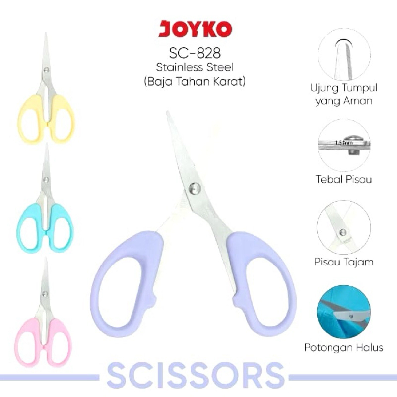 Jual GUNTING JOYKO PASTEL SC828PTL | GUNTING JOYKO KECIL | Shopee Indonesia