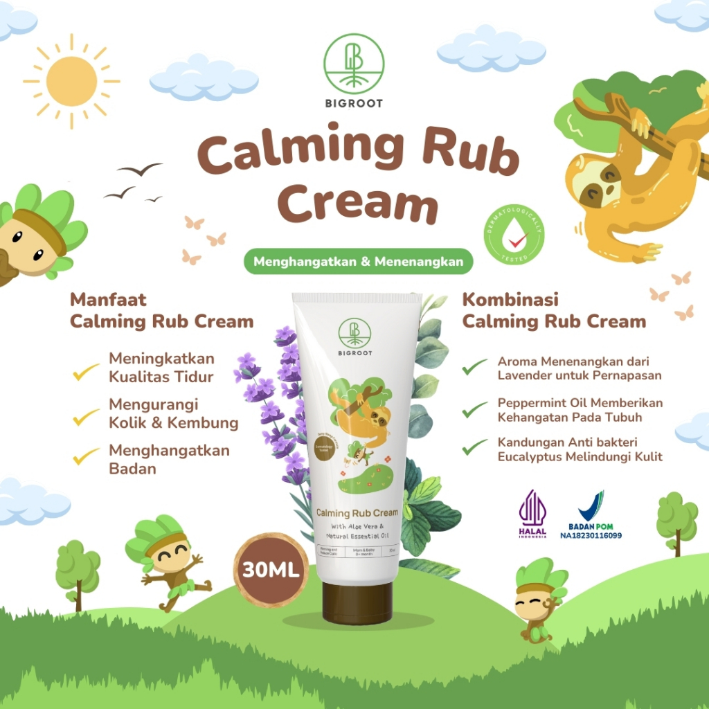 Jual BIGROOT CALMING RUB Cream 30 ml | Shopee Indonesia