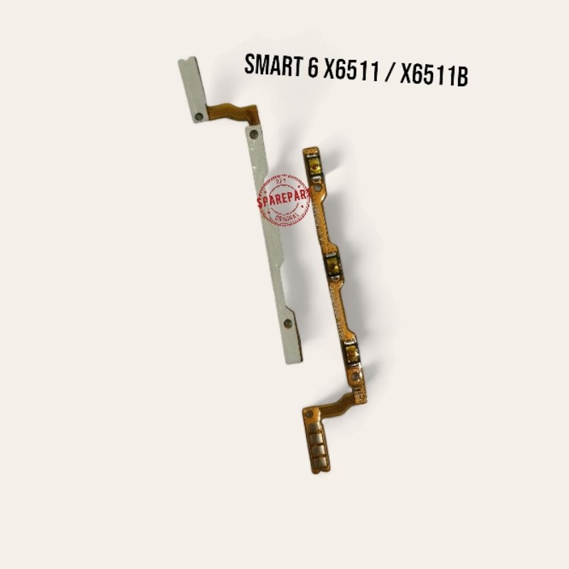 Jual Flexibel On off Volume Smart 6 X6511 / X6511B Tombol Dalam | Shopee Indonesia