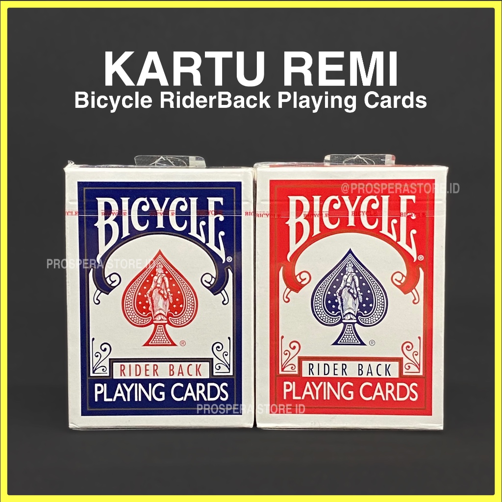 Jual Kartu Bicycle Rider Back - Kartu Remi Sulap / Magic Playing Cards ...