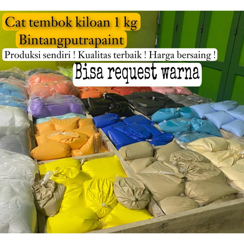 Jual Cat Tembok Kiloan 1 kg Super | Cat interior | khusus di dalam ...
