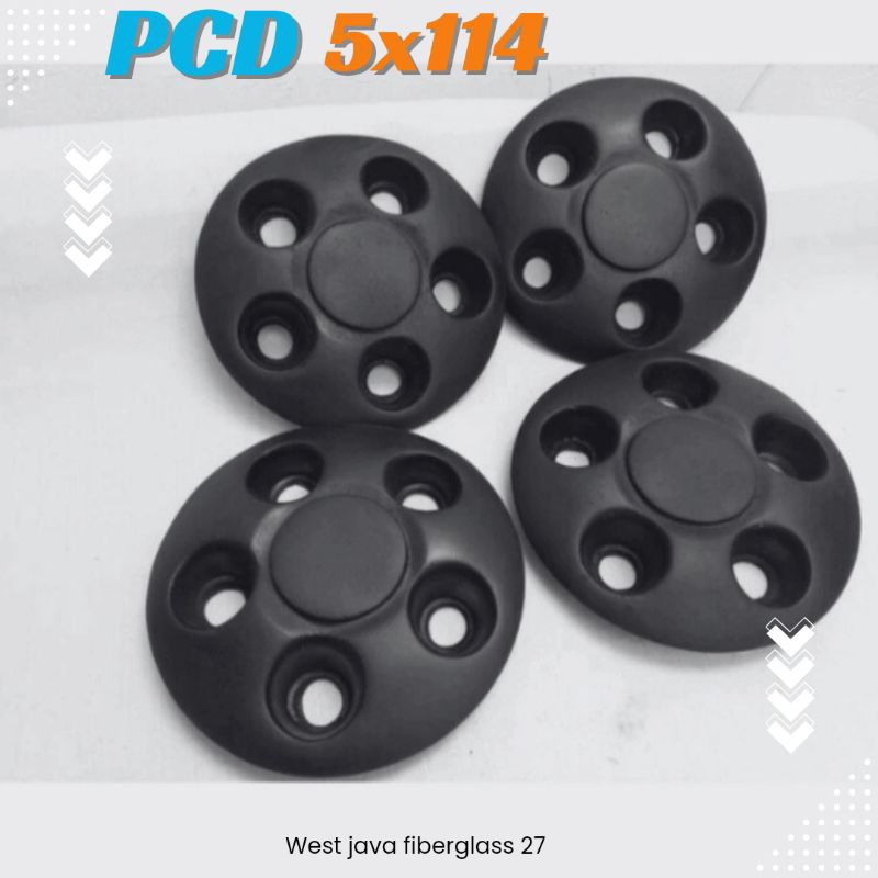 Jual (1set) dop velg kaleng PCD 5x114 bisa untuk Ring 13/14/15/16/17/COD | Shopee Indonesia