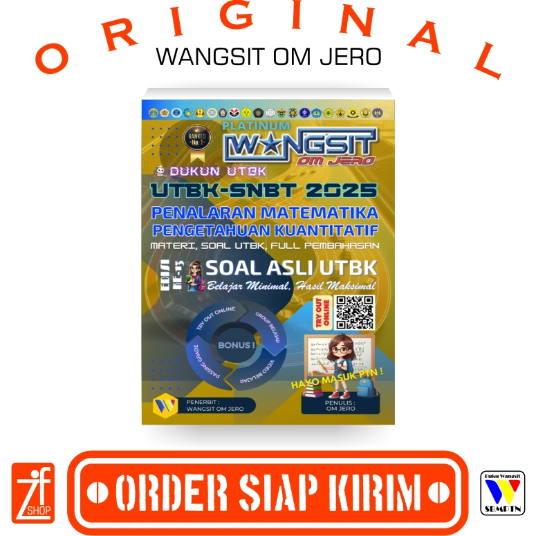 Jual BUKU WANGSIT OM JERO PENALARAN MATEMATIKA & PENGETAHUAN KUANTITATIF 2025 - BUKU UTBK SNBT ...