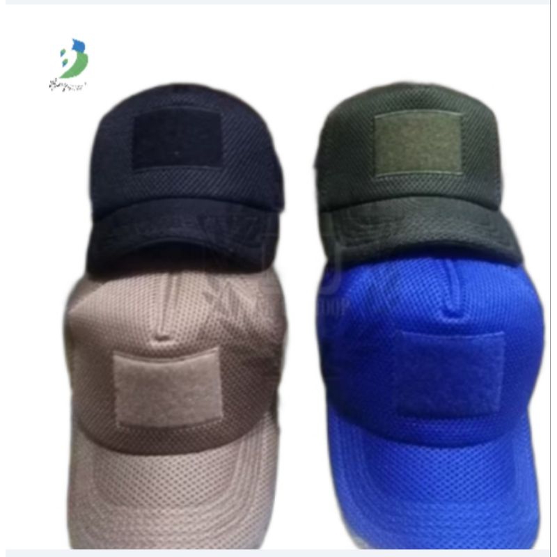 Jual Topi Velcro Jaring Hitam Distro Tan Gurun Coklat-Topi pria Army ...