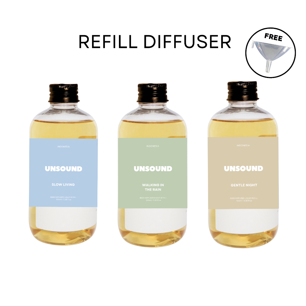 Jual UNSOUND - REFILL REED DIFFUSER | Pengharum Kamar/Ruangan | Shopee ...