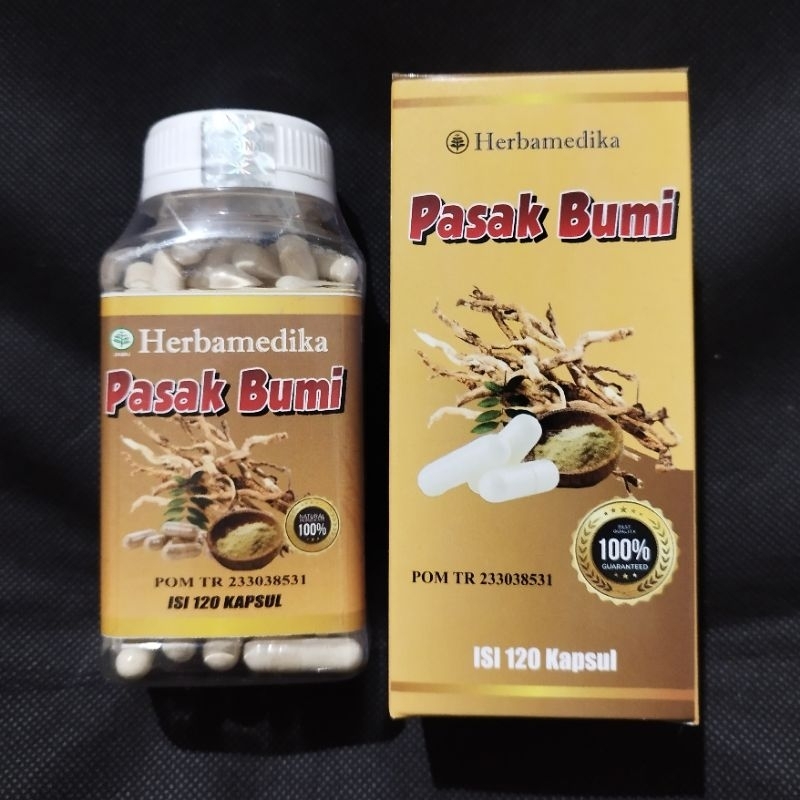 Jual Kapsul Pasak Bumi Herbamedika Untuk Setamina Sudah BPOM ( isi 120 kapsul ) | Shopee Indonesia