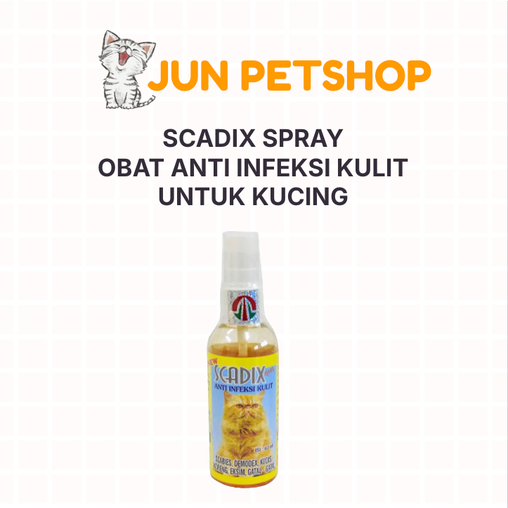 Jual Scadix Spray Obat Anti Infeksi Kulit untuk Kucing | Shopee Indonesia