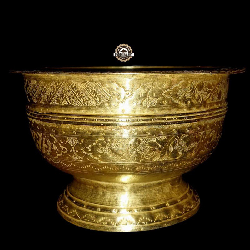 Jual Bokor kuningan ukir lawas ( B622 ) | Shopee Indonesia